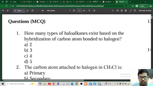15 reactions | 8,CLASSIFICATION OF HALOALKANE AND HALOARENES,MONO,DI,TRI AND TETRA HALOALKANE,HALO ARENES,POLY HALOGEN COMPOUNDS,VINYLIC HALIDES,ALLYLIC HALIDES,BENZYLLIC HALIDES,ARYL HALIDES,AND DEGREE'S | Chem Thought Education YouTube Class 11 12 Iit-Jee NEET chemistry | Facebook