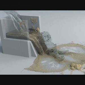 Sand Water! Full video: https://vimeo.com/215715698 SIGGRAPH 2017 paper on the Material Point Method for wet sand from Andre Pradhana Tampubolon, Theodore Gast, Gergely Klár, Chuyuan Fu, Joseph Teran, Chenfanfu Jiang, and Ken Museth. 2017. Multi-species simula- tion of porous sand and water mixtures. ACM Trans. Graph. 36, 4, Article 105 (July 2017), 11 pages. | Particle Skull