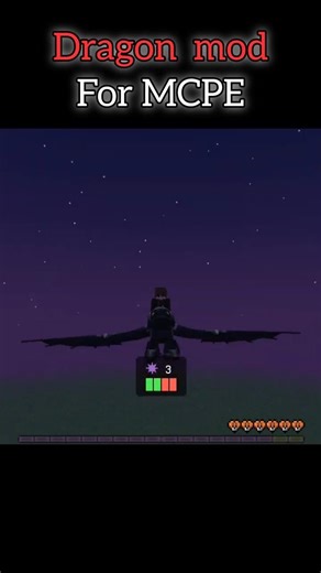 Dragon mod for minecraft pocket edition #shorts #minecraft