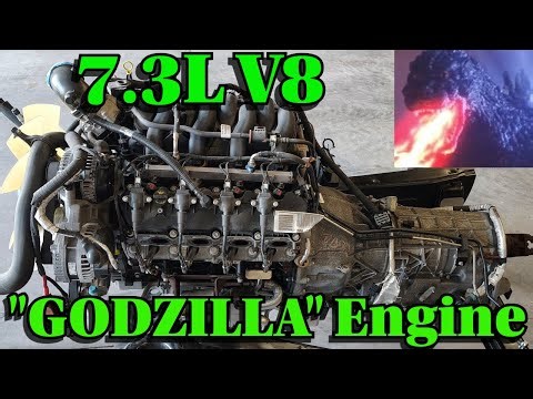 Ford GODZILLA engine 7.3 L V8 + transmission
