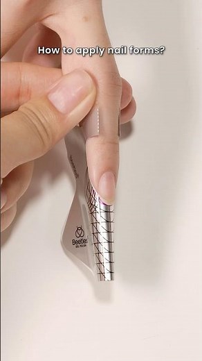 💡How to apply nail forms for Hard Gel Extensions?