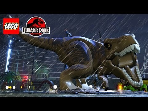 LEGO JURASSIC PARK All Cutscenes (Game Movie) HD