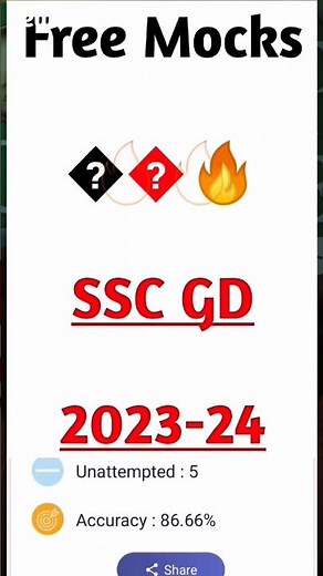 SSC GD Free Mock test || #ssc #sscgd #sscgd2023-24 #sscgdmocktest #sscgdfreemocks #exampur #rwa #gd