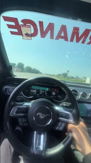 0-100 in a 2022 Mach 1 6 speed manual