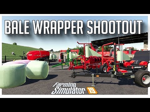 WHICH BALE WRAPPER IS THE FASTEST | OAKFIELD FARM | FARMING SIMULATOR 19