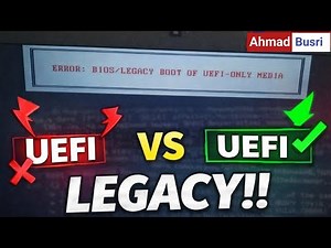 🔴 BIOS/LEGACY vs UEFI ERROR When Installing Windows 10 (Fixed Successfully!)”