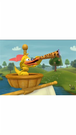 Land ahoy! #duck #boat #captain #wordworld | WordWorld