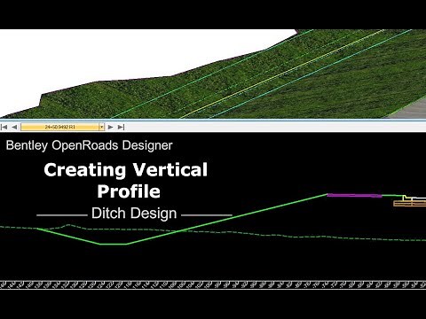 ORD 2-3. Creating Vertical Profile for Ditch Design