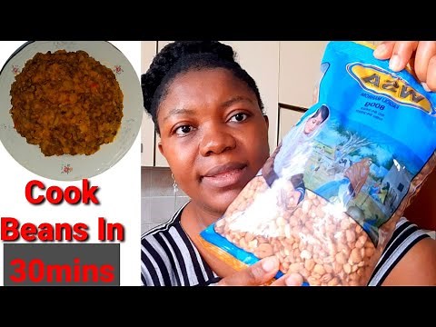 How To Cook Beans VERY FAST|How To Use A Pressure cooker/Pot|DebbyTom