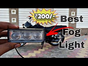 Fog Light With PCR light Installation In Splendor !! Splendor Modified !!