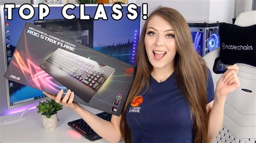 ASUS ROG Strix Flare RGB keyboard review - it's a bit of class!