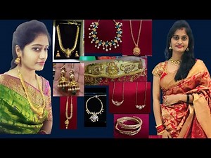 My gold collection||Latest22ctgolddesigns||Wedding jewe||lightweight gold collection||teluguvlog