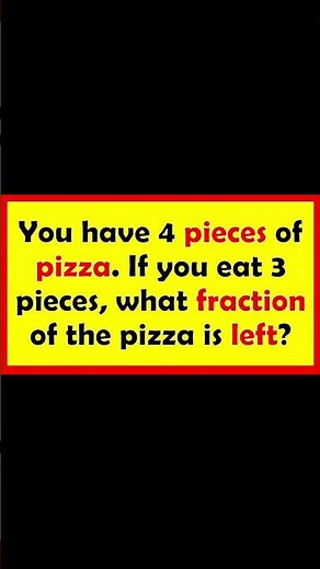 "Math Fun: Easy Fraction Quiz !" #mathquiz #mathpuzzles #fractiontricks #GRADE2-4