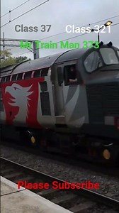 Class 37 hauling Class 321 to scrap by Mr Train Man 373