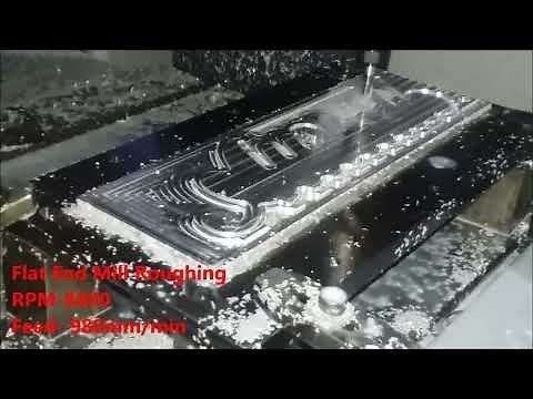 STUNNING Machining of a Textile Embossing Die