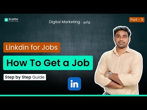 How to get Job Linkdin (Part 5) Explained in Tamil | Digital Marketing in Tamil