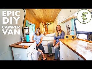 Van Life - Couple Sold Their House To Live in a DIY Camper Van