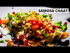 How To Make Tasty SAMOSA CHAAT At Home | VEG Street Food Recipes | Party Chaat Recipe | SAMOSA CHAAT
