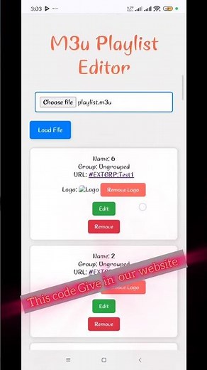 How To Edit M3U Playlists For Beginners#m3u #viral #m3ueditor #shorts #youtubeshorts #success
