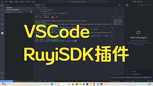 使用 VSCode 上的 RuyiSDK 插件示例