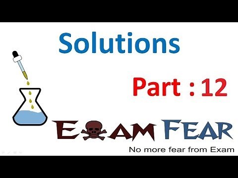Solubility: Gas in Liquid, Henry law | Solutions #12 | CBSE Class 12 Chemistry Chapter 2