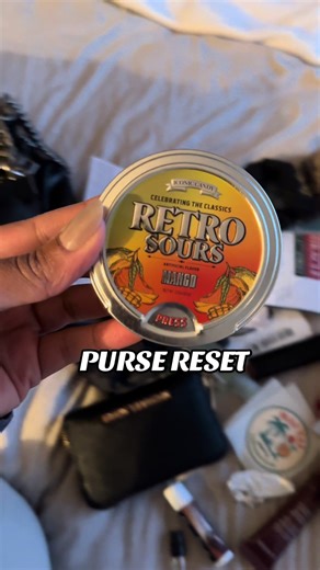 purse reset!! after switching between three different purses and having all my shit scattered everywhere, i’m ready to commit to one bag (for now)😅 Loveee this bag from @ZARA because it can hold all of my lipgloss, mints/gum, and basically everything i could ever wanna bring with me @Summer Fridays @ALTOIDS @laneige_us @Jo Malone London @Coach @Gucci @extragum @eos Products @Michael Kors @touchland