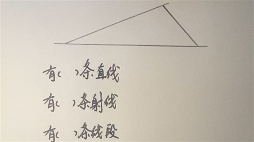 数直线、数射线，数线段，一个视频讲透，特别是数射线