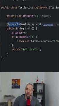 @Retryable - Spring Boot 4