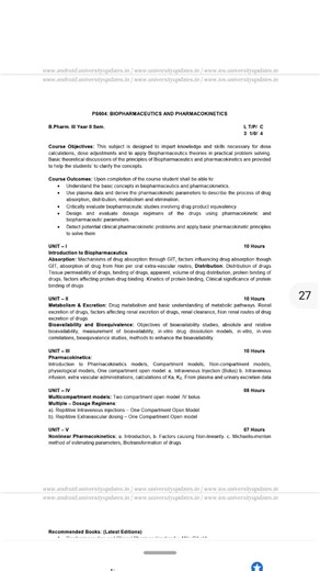 📘 B.Pharm BP & PK Syllabus 2025| Easy Guide|Like,Share & Subscribe support my you tube channel frds.