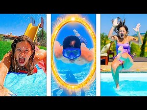 5 GIOCHI DIVERTENTI DA FARE IN PISCINA CON I TUOI AMICI!!💧