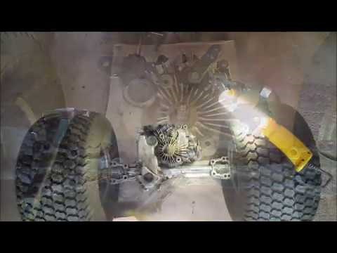 K57A hydrostatic transmission oil change