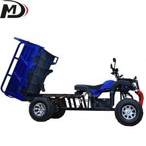 [Hot Item] Hot Selling Electric 72V32A 2000W Quad Bike 4 Wheel Vehicle Farm ATV Cargo Box