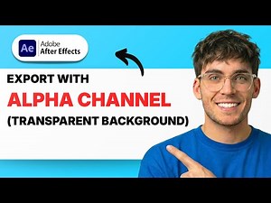 [2026 Full Guide]How to Export With Alpha Channel (Transparent Background) in After Effects