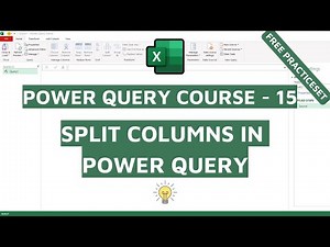 #15 How to Split Columns in Power Query in Excel?