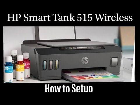 HP Smart Tank 515 Wireless Printer Setup