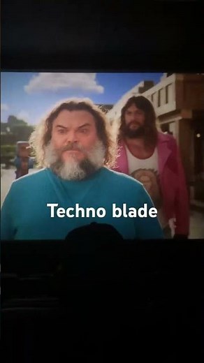 Techno blade in Minecraft movie