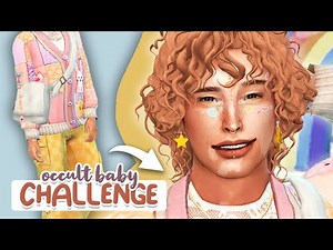 Making over our Ghost Sim! 👻 | Sims 4 Occult Baby Challenge Create a Sim