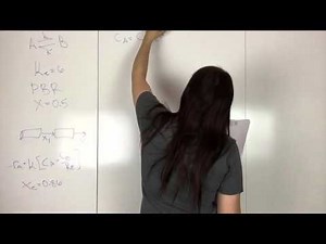 14) Reaction Engineering, Example problems with packed bed and batch reactors