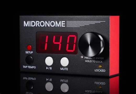 Midronome MIDI master clock with built-in metronome