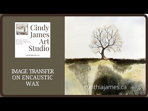 Image Transfer on Encaustic Wax