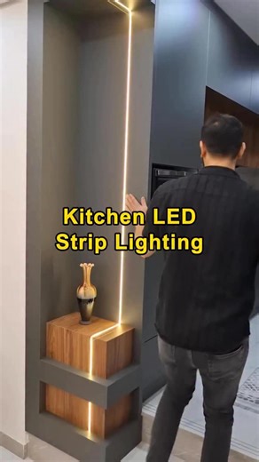 PA HOME on Instagram: "✨ Light up your kitchen like never before! ✨ Say goodbye to dark corners and hello to brilliance with modern LED strip lighting for your cabinets. 🌟 Whether under-cabinet, inside shelves, or along kickboards, these sleek lights don’t just brighten your space—they transform it. 💡 Why you’ll love them: ✔ Creates a warm, inviting glow for cooking & entertaining ✔ Energy-efficient & long-lasting for worry-free use ✔ Perfect for accent lighting or full-task illumination ✔ Sle