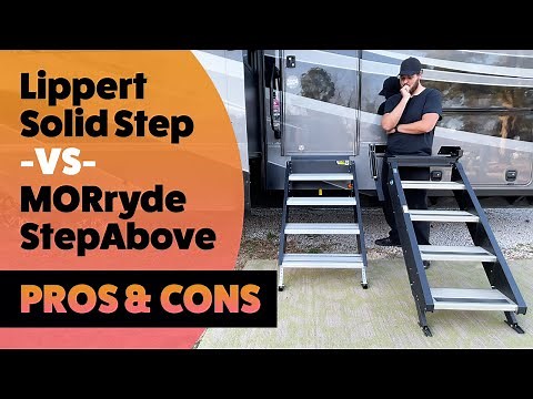Lippert Solid Step vs MORryde StepAbove RV Entry Step Pros & Cons + Bonus Installation