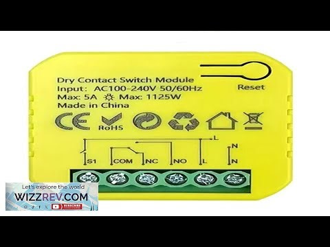 Tuya 5A Smart ZigBe WiFi Dry Contact Switch Relay App Remote Control