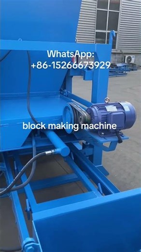 automatic concrete hollow block making machine