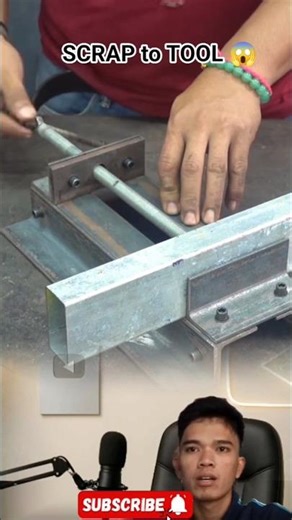 Built a Vise from Scrap Steel?! 🤯🔥”
