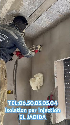 Isolation par injection en mousse polyuréthane el jadida .contactez -nous pour plus d’informations