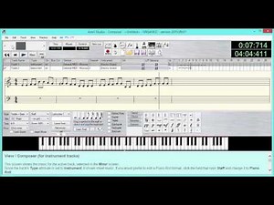 Anvil Studio - Criando uma música simples / Creating a simple music