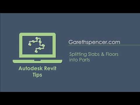 Autodesk Revit Tips - Splitting Slabs & Floors into Parts