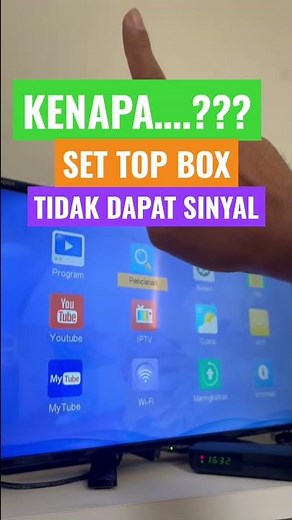 WHY DOES THE SET TOP BOX NOT GET A SIGNAL…???