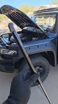 New Toyota FJ Cruiser Hood Struts Installation